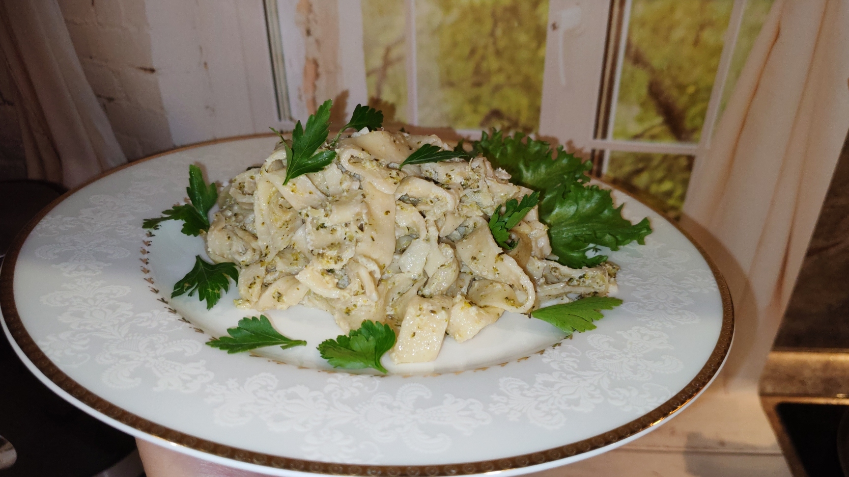 Паста с брокколи в сливочном соусе!