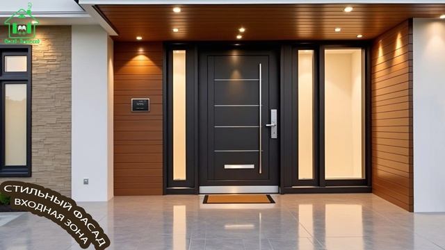 Входные двери в дом и стильные фасады фото идеи для вдохновения 🏡 (57)