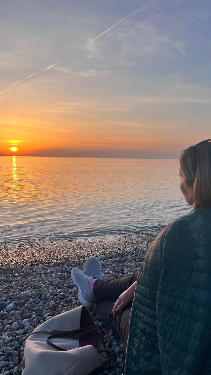 Адлер.13 марта.Закат