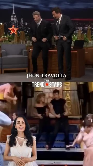 John Travolta taught Jimmy Fallon the _Four Corners  dance from Grease on The Tonight Show