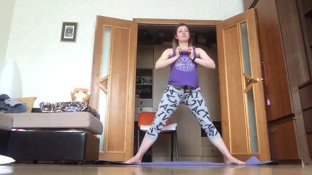 Фитнес в беременность 3й триместр - руки и ноги №12