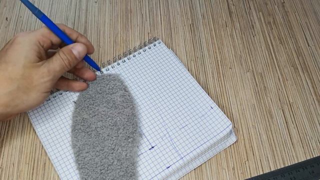 Выкройка для тапочек