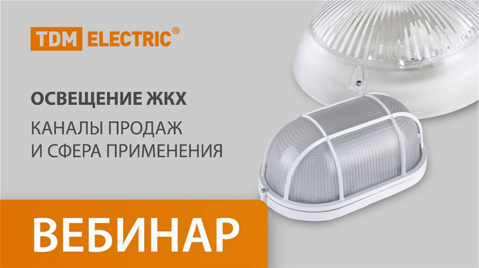 Вебинар. Светильники ЖКХ ТМ TDM ELECTRIC 11.03.2025