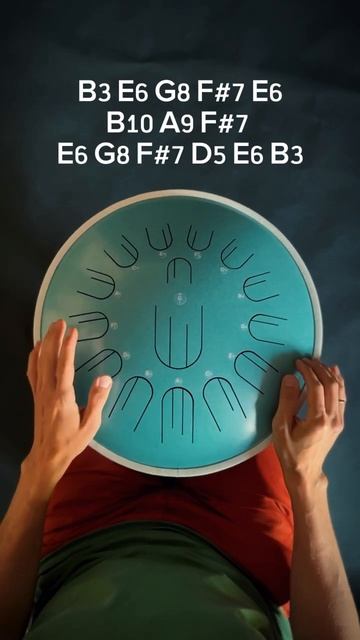 Tutorial #7: Harry Potter / How to play on steel tongue drum New Wave 15 #kosmosky #nw15tutorial