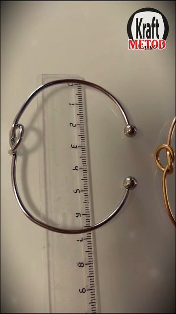 Элегантный браслет на руку с узлом, регулируемый размер. Бижутерия. KRAFT METOD shorts