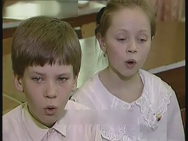 Урок пения в школе