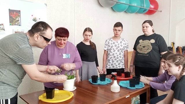 Проект "Шаг вперед". Социально-бытовая абилитация. Уход и пересадка комнатных цветов