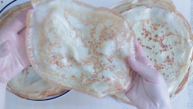 Тонкие блины  #назакваске #рецепт