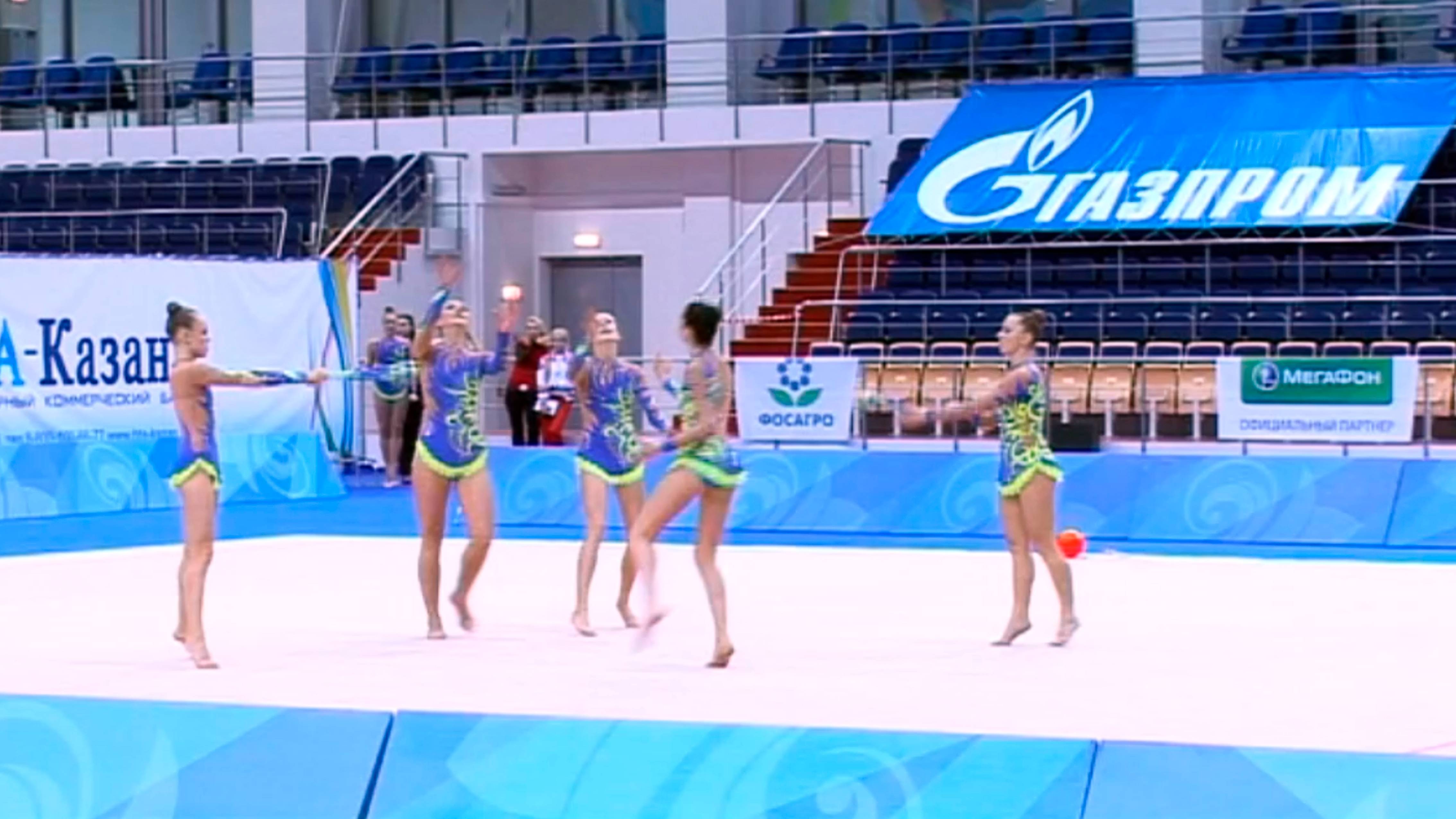 Центр гимнастики. Казань. Групповые выступления.