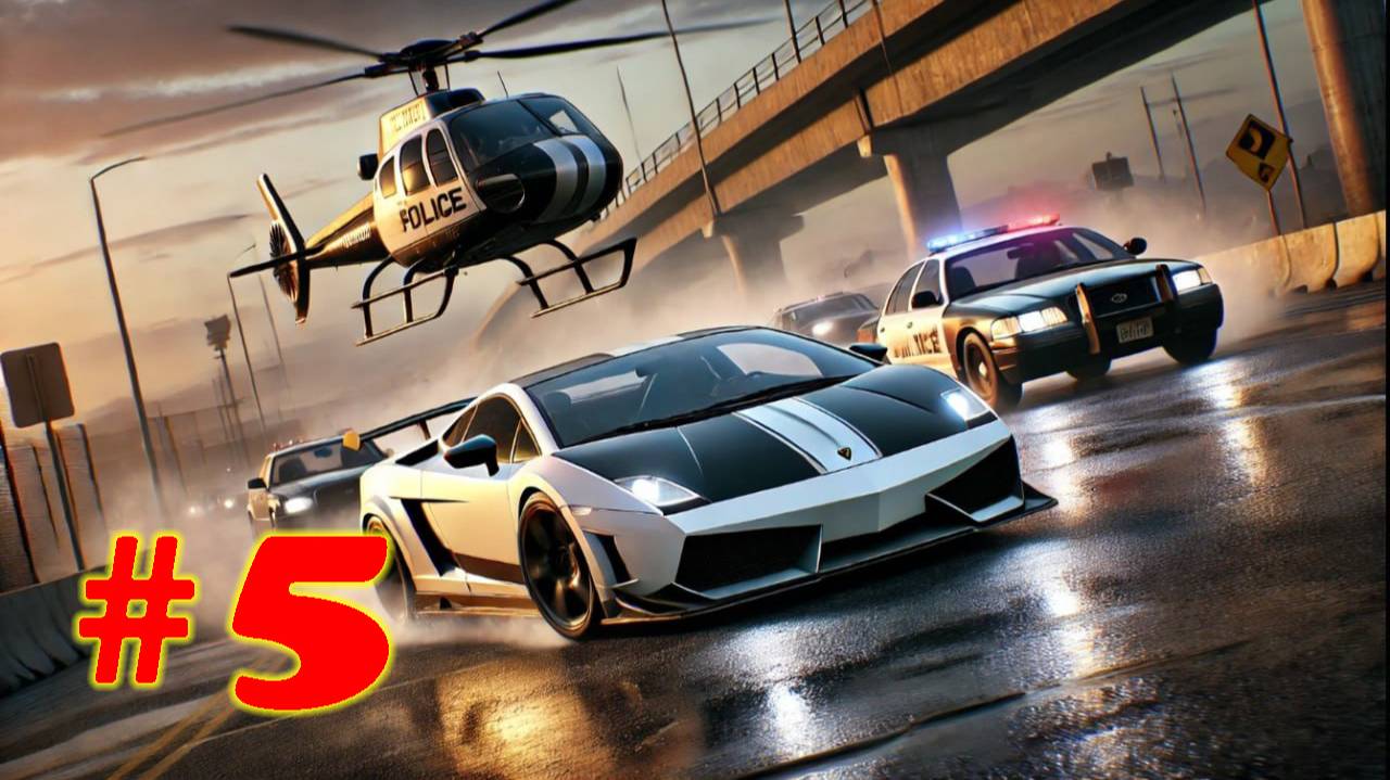 Need for Speed: Most Wanted ➤ прохождение №5 | Босс №-9 Эрл | Извините забыл звук включить |