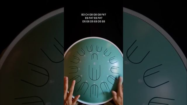 Tutorial #16: Король и Шут — Воспоминания о былой любви How to play on steel tongue drum New Wave 15