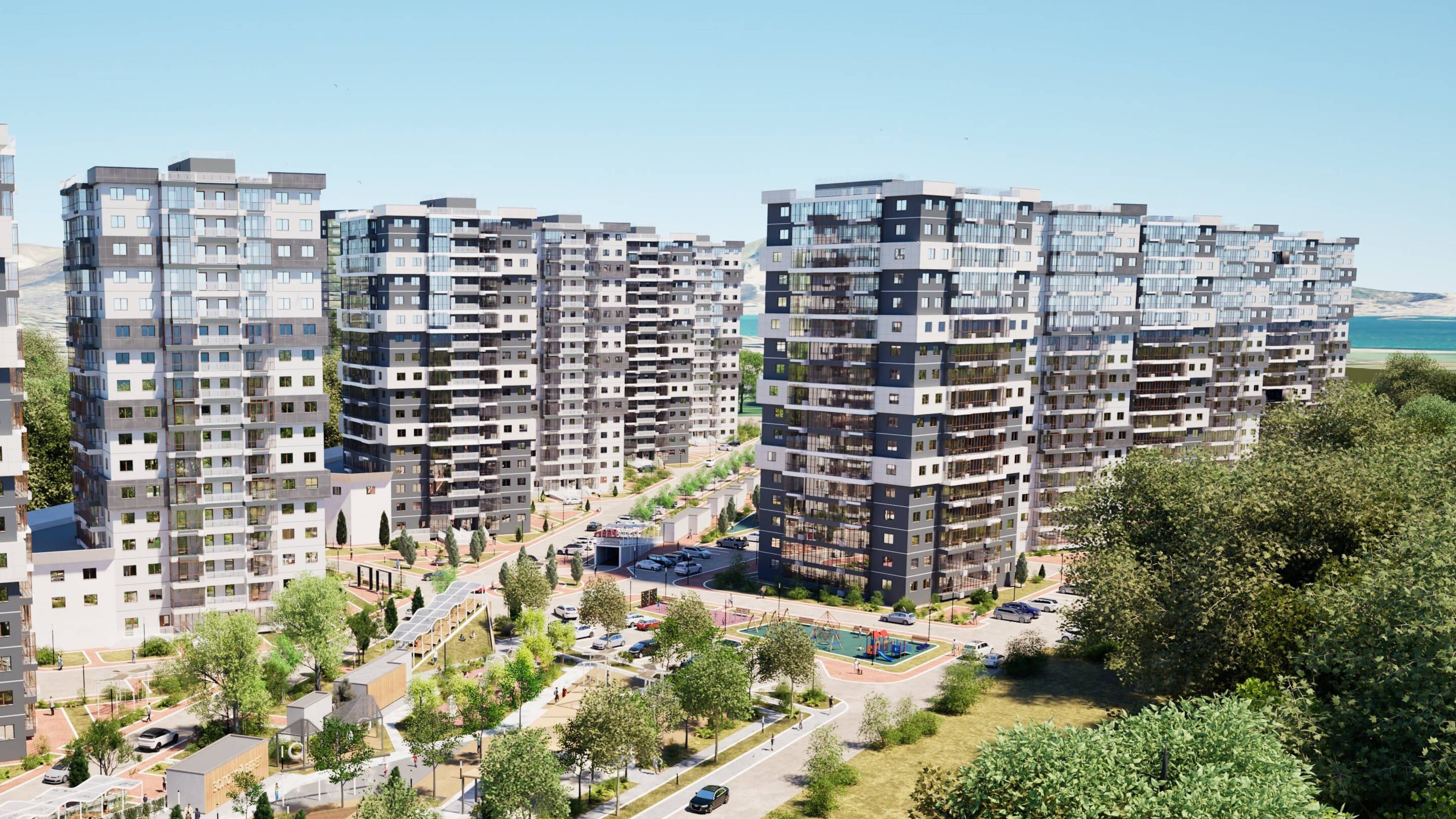 Жилой комплекс "Золотой берег" в Новороссийске