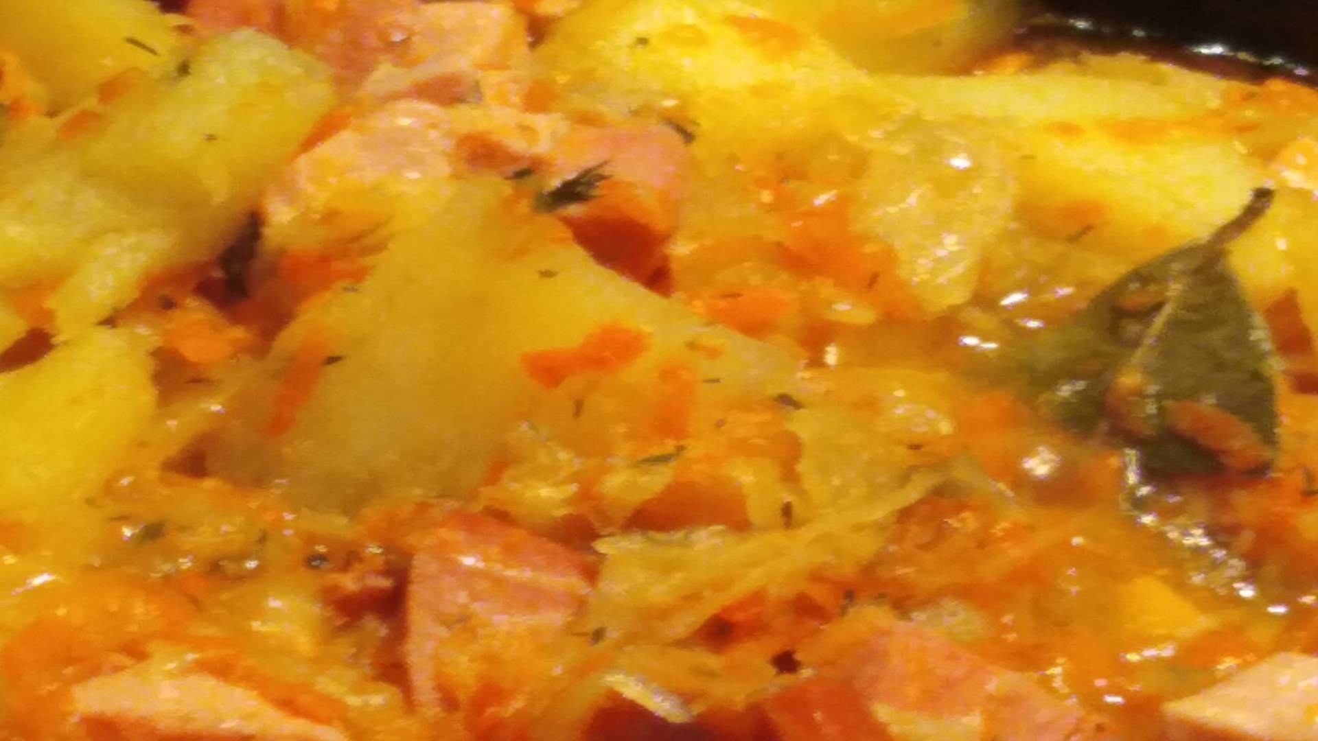 ВКУСНОЕ БЛЮДО ИЗ КВАШЕНОЙ КАПУСТЫ И КАРТОФЕЛЯ. 🍆🍲🍄 🥔🥕