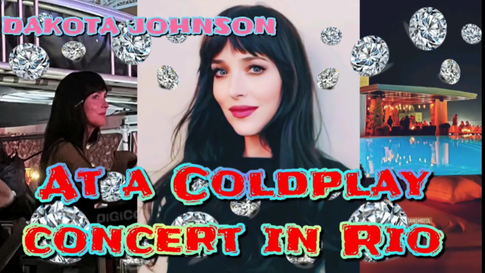 😍 ДАКОТА ДЖОНСОН НА КОНЦЕРТЕ ГРУППЫ КОЛДПЛЭЙ В РИО ДЕ ЖАНЕЙРО, 2023