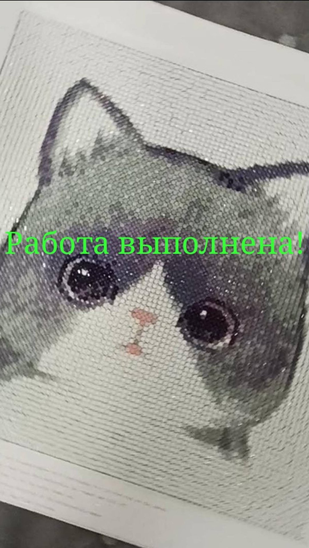 Доделал свою первую работу по Алмазной Мозаике!!!!