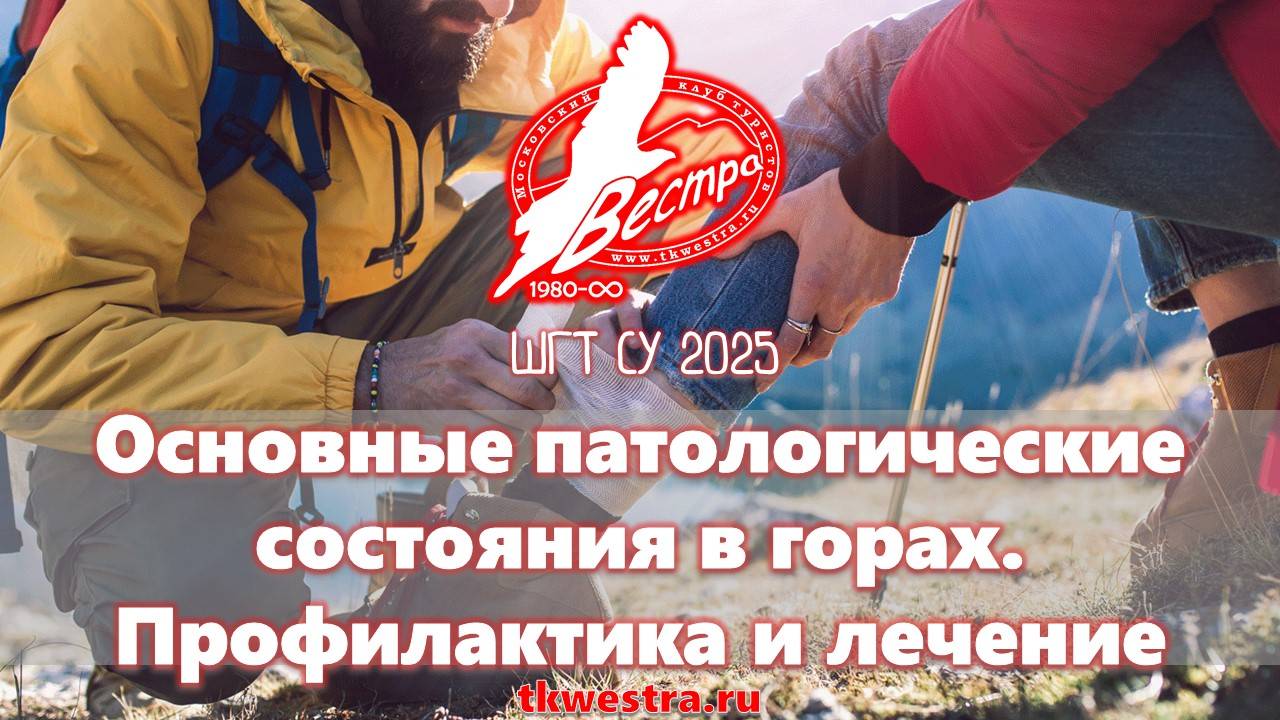 Основные патологические состояния в горах. Профилактика и лечение.
