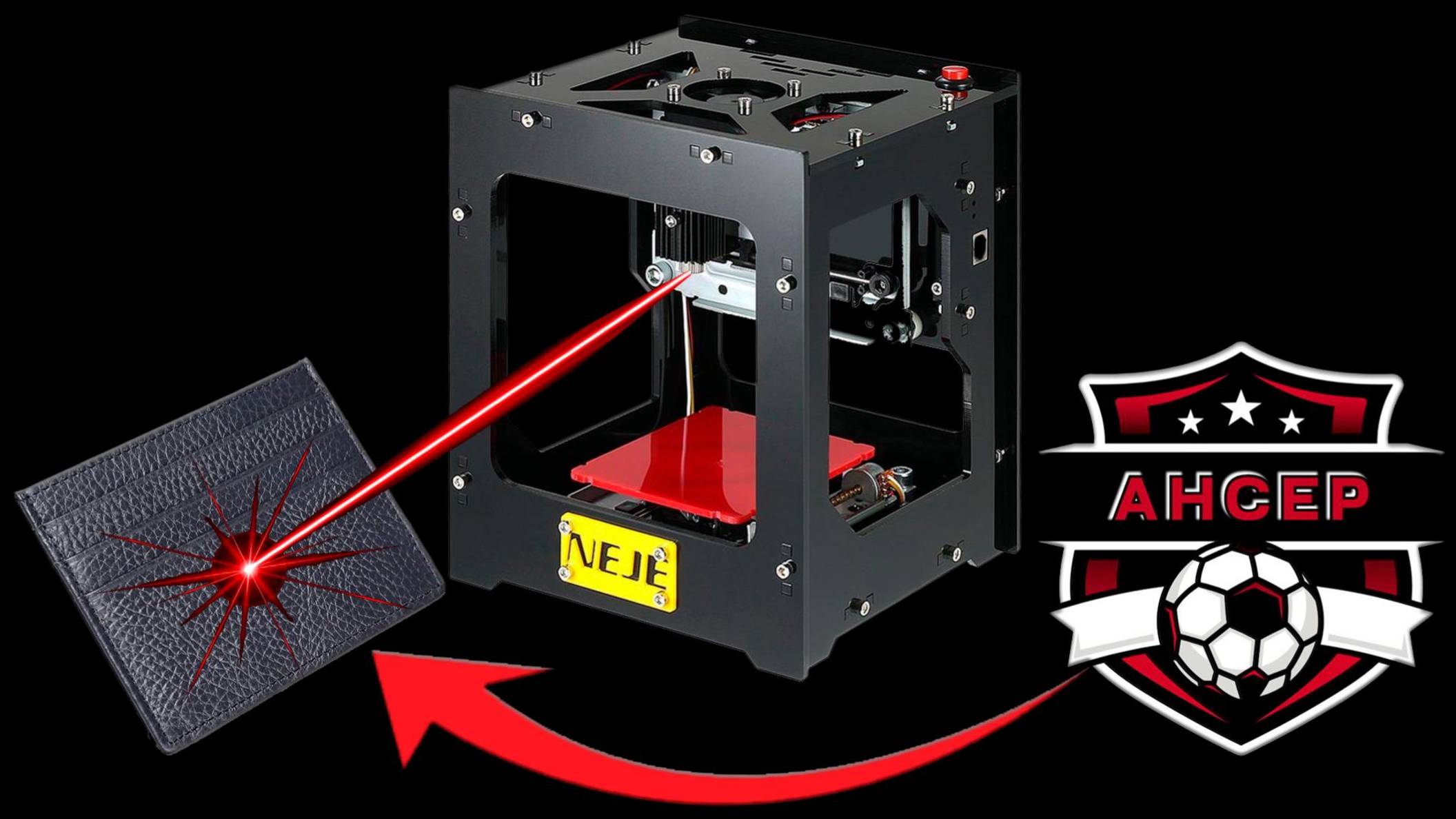 Выжигаем логотип FC «ANSER» на картхолдере 💳 | Залепательное видео 🤩