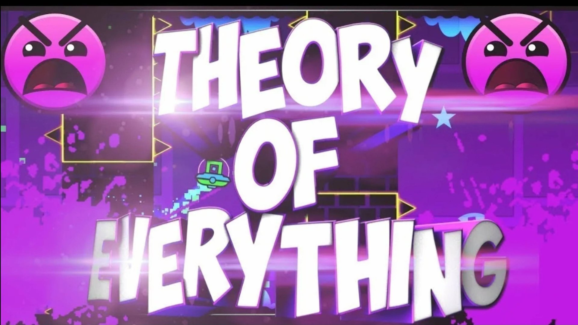 Прохождение уровня "Theory of Everything". Geometry dash.