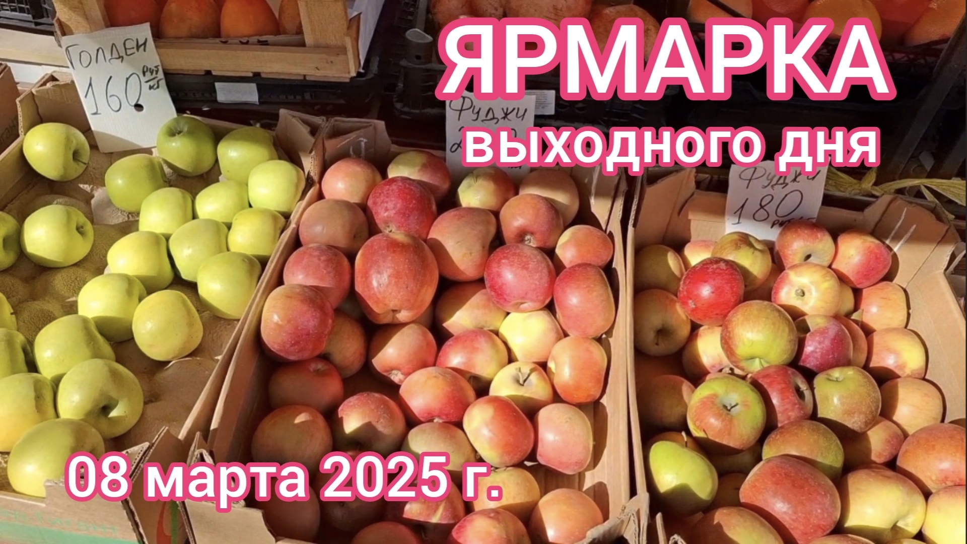 Краснодар - Ярмарка выходного дня на Репина (суббота и воскресенье) - обзор цен - 08 марта 2025 г.