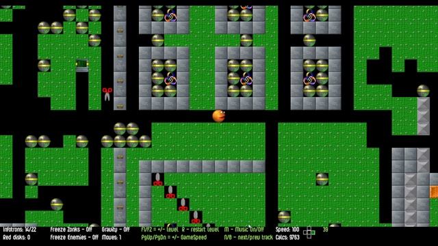 Supaplex: Level Collection 06 level 35 "X TO LOVE 2"