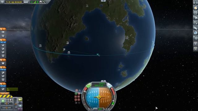 Запустил беспилотный спускаемый аппарат на минмус в KSP