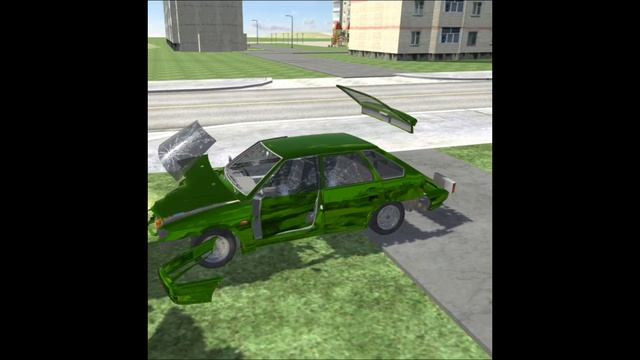 моменты аварий в ваз краш тест симулятор 2