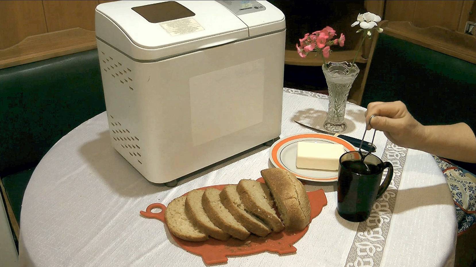 Печем амарантовый хлеб  в электро-хлебопечке