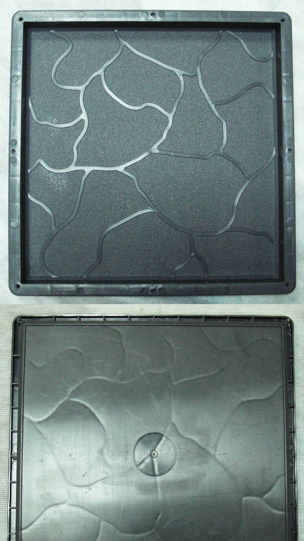 Усиленная пластиковая форма "Песчаник" 305х305х30 мм