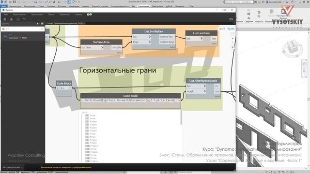 [Курс «Dynamo: армирование»] Сортировка. Дверные и оконные. Часть 1
