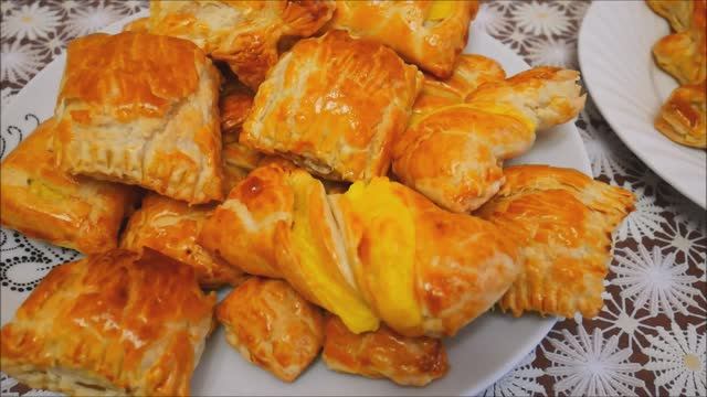 Как правильно выпекать СЛОЕНОЕ тесто Красивая выпечка из СЛОЕНОГО