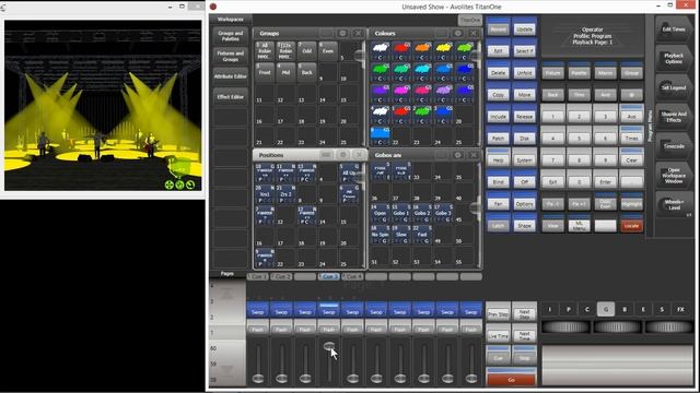 Урок 8  Запись сцены (Воспроизведение Cue).