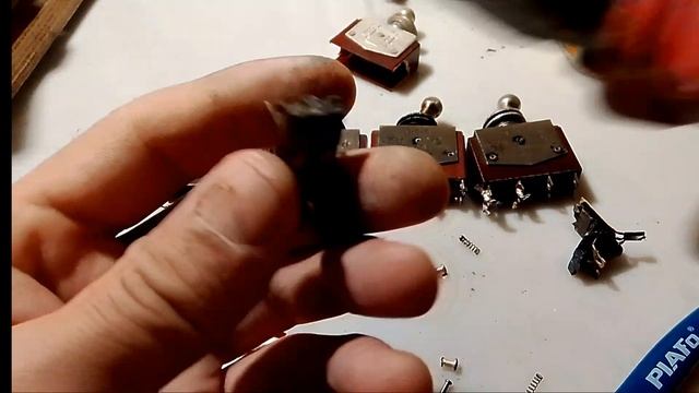 переключатели ТВ-1-2 ТВ 1-4 с серебром 999 пробы