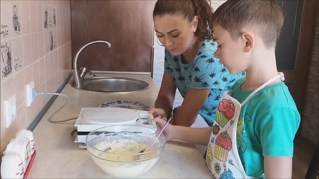 Творожные венские вафли ВАФЛИ ИЗ ТВОРОГА в вафельнице на завтрак