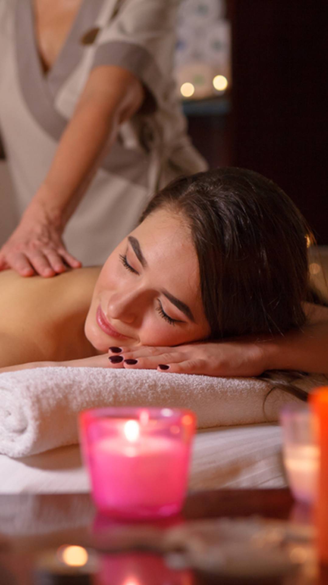 60 секунд идеальной атмосферы для массажа 🕯️🧘♀️ | Быстрый релакс!