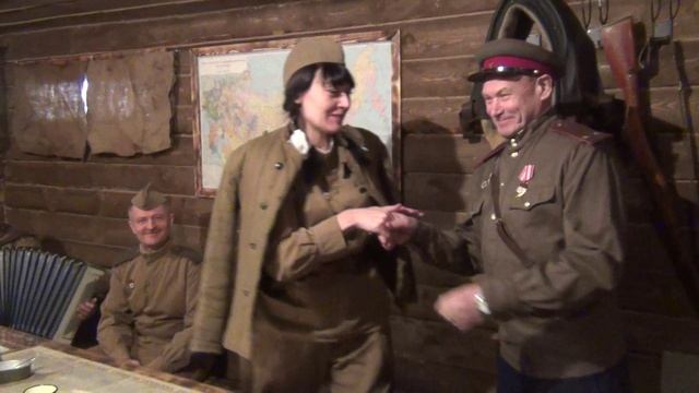 На сьёмках клипа Майский вальс