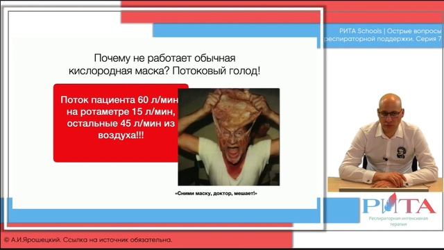 Физика потока и выведение СО2 Ярошецкий А.И. (РИТА) 2023