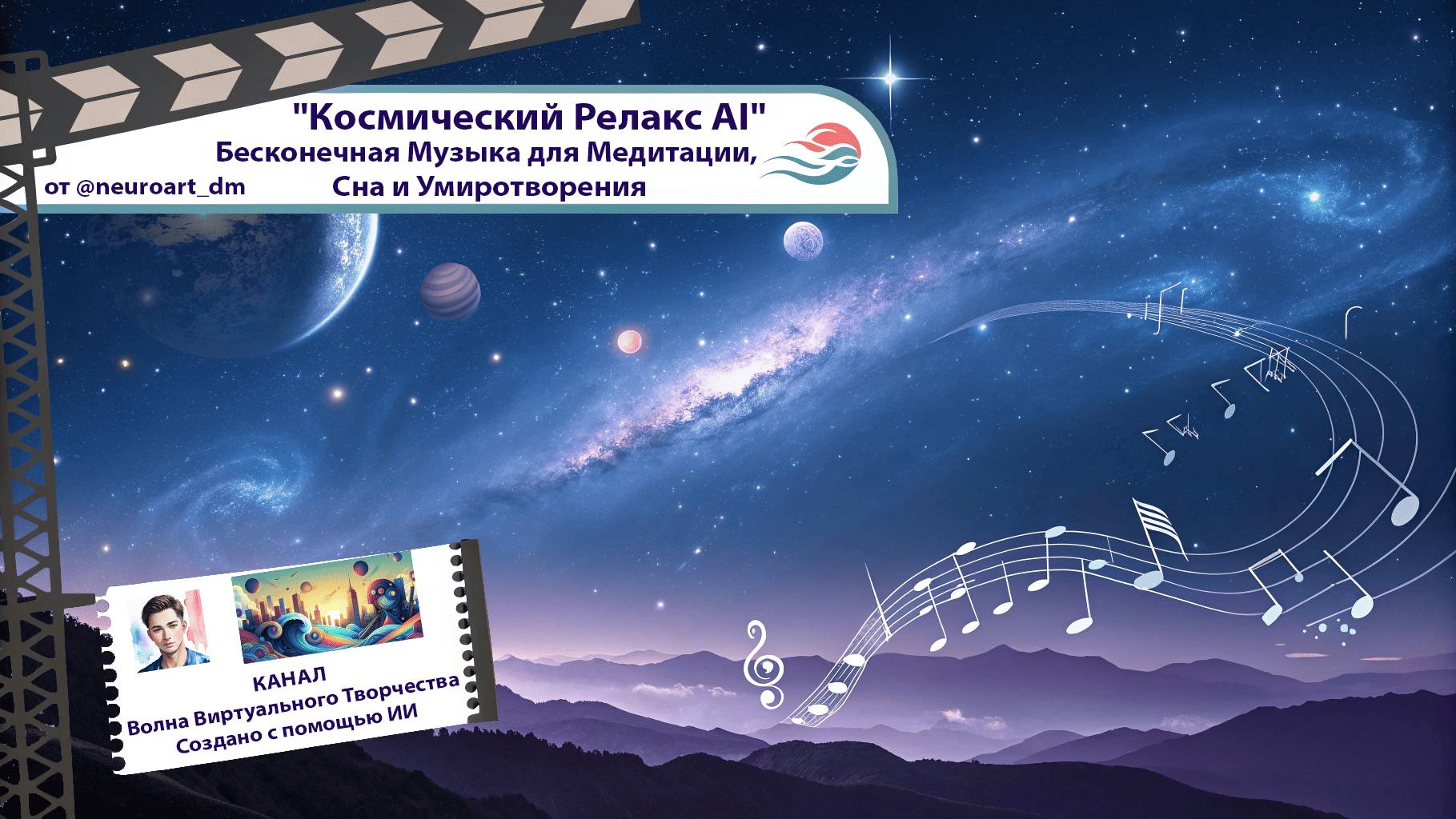 🌌 Космический Релакс AI: Бесконечная Музыка для Медитации, Сна и Умиротворения 🎧✨