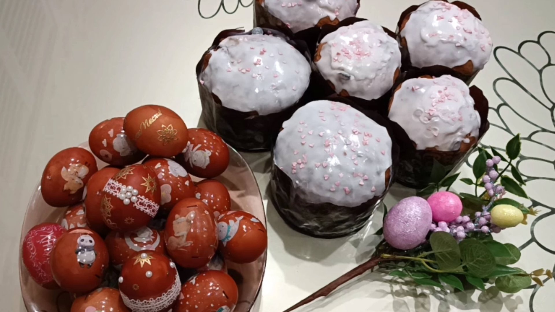 Творожные куличи