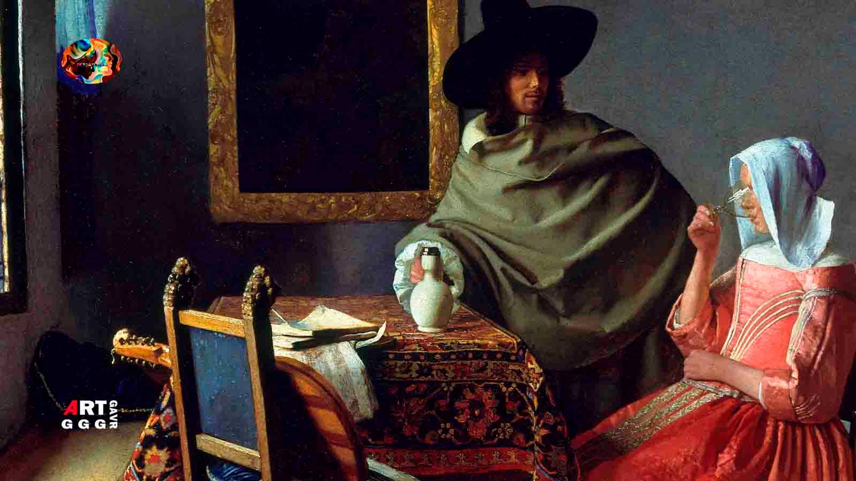 Ян Вермеер. Бокал вина.