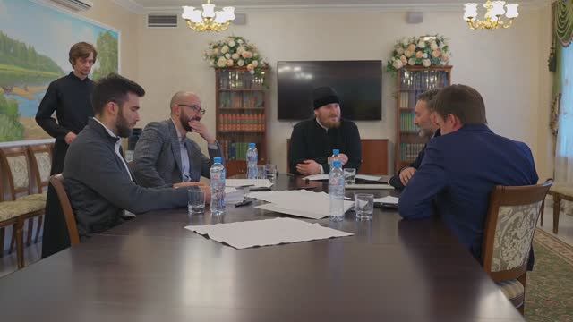 Отчётная встреча главы фонда диакона Даниила Булычева с Попечительским советом 13 марта 2025 года