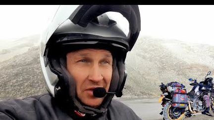 Мотопутешествие по снежному Китаю попал в метель ч.18