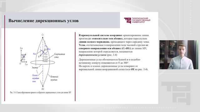 Лекция 3_Ориентирование линий на картах и местности