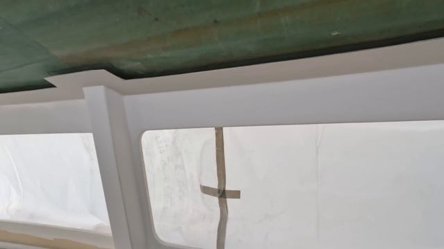 We Bond Down Our Cabin Top - A HUGE Step Forward!!! (MJ Sailing - Ep 312)