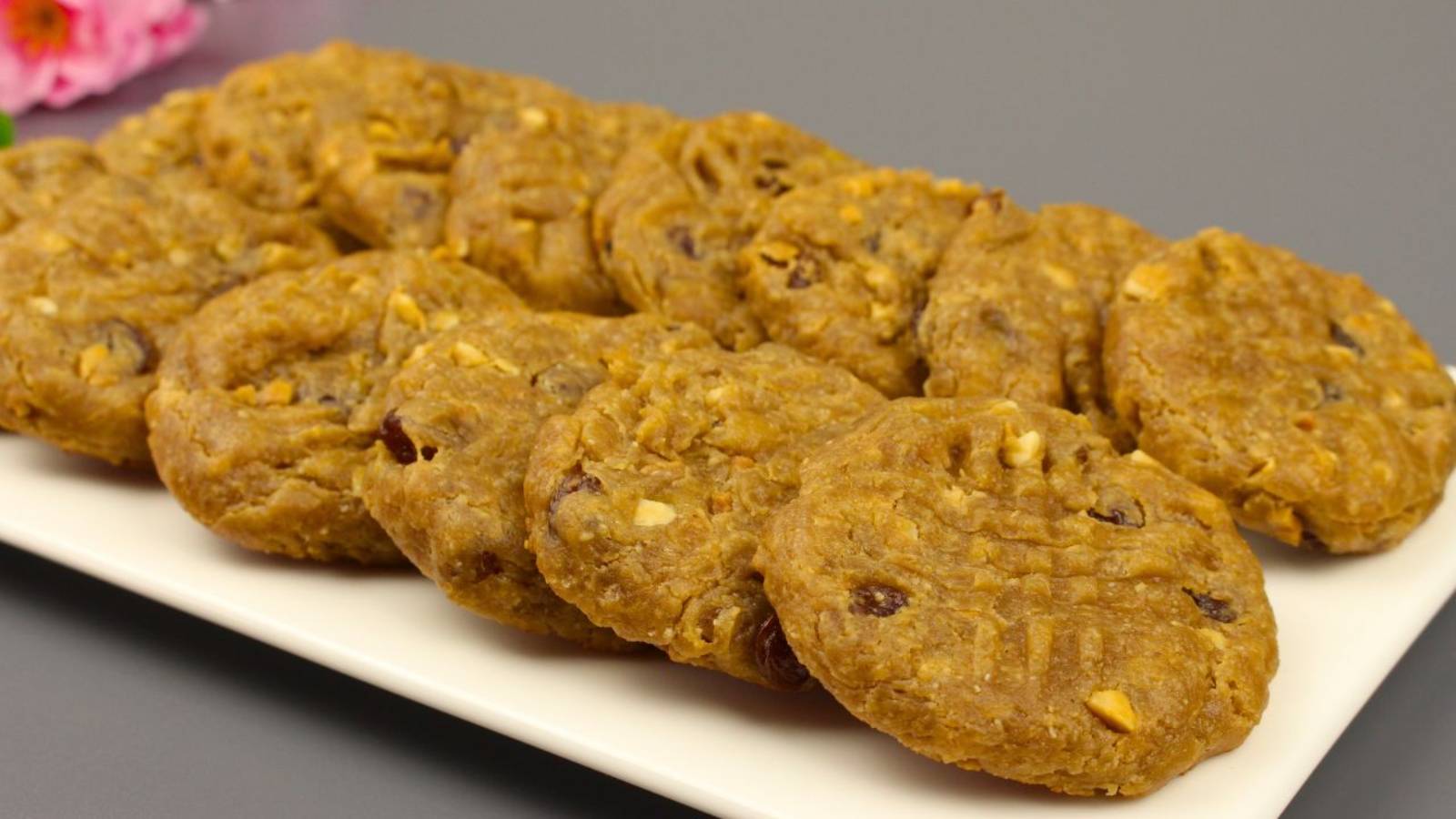 Простое печенье из трех ингредиентов. Без сахара, муки, масла, яиц и молочных продуктов!