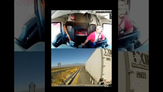 У дальнобойщика желание обгонять все пропало