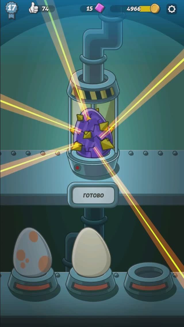 играю в Dino park #3! впервые открыл механическую кость!