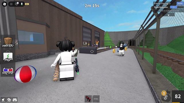 Играю с друзьями в мм2