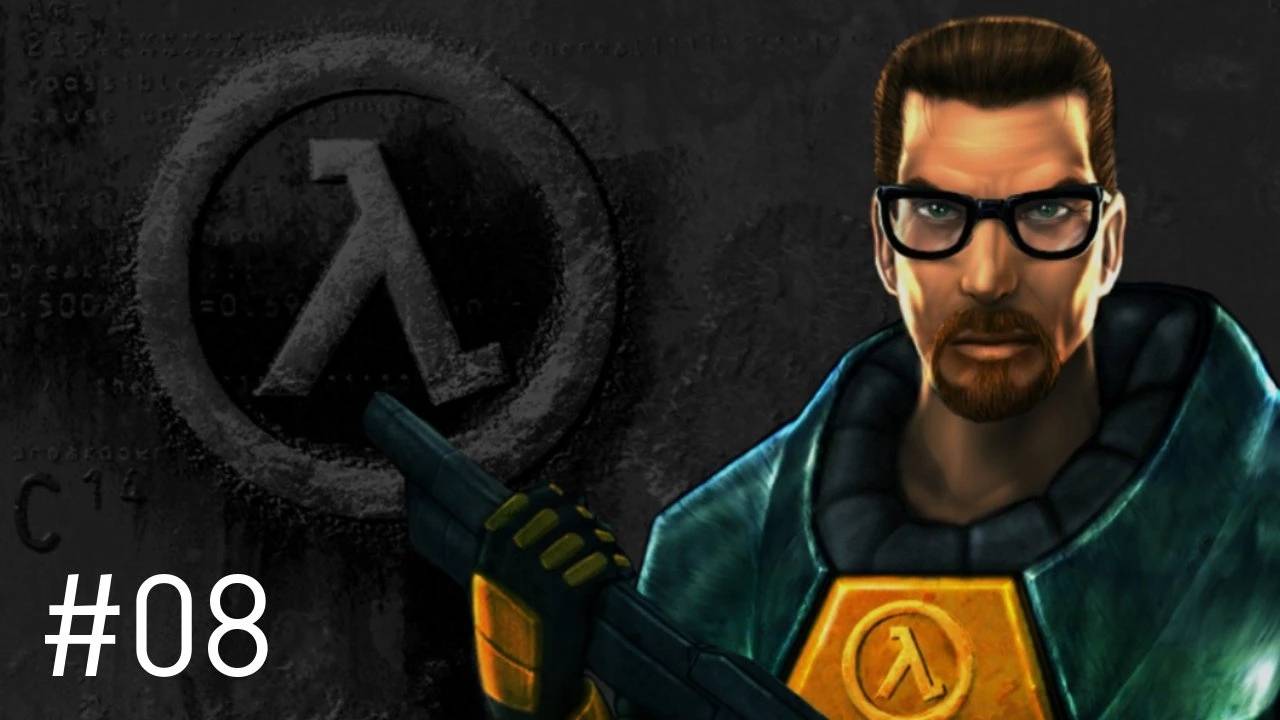 Half-Life 1 Прохождение Без Комментариев #8: По Рельсам (Рельсовый Путь) [2/2]