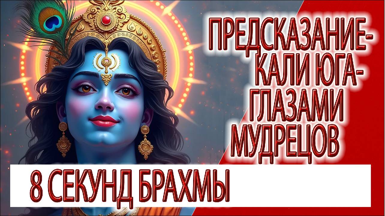 Предсказание - Кали юга глазами мудрецов, 8 секунд жизнь Брахмы