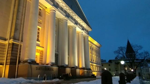 Вечерний город. Эстония, Самые красивые места Тарту